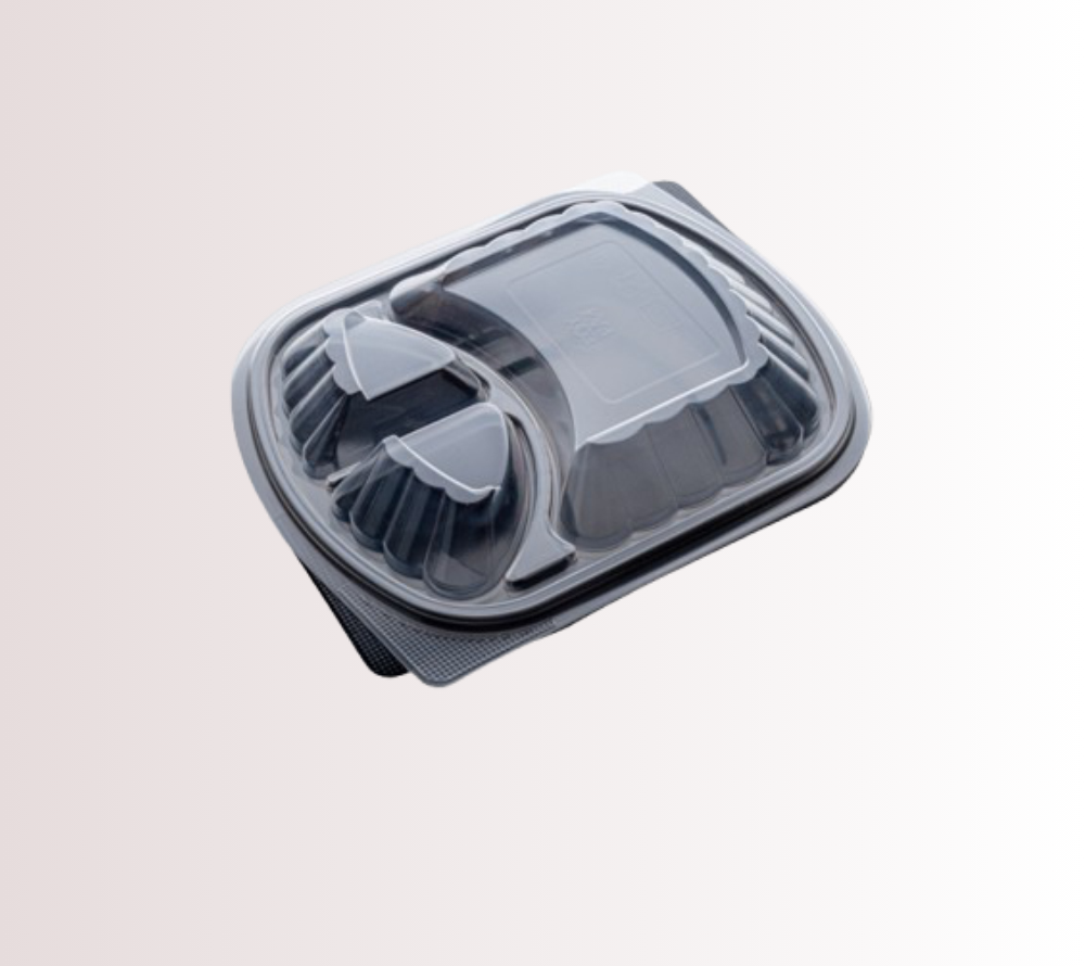Microwave Container 3 compartment – Egypak